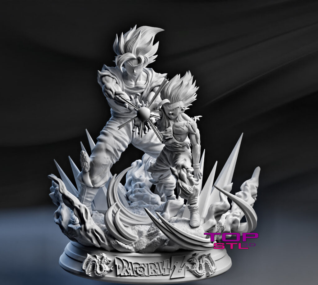 DIORAMA GOKU GOHAN STL – Top STL 3D